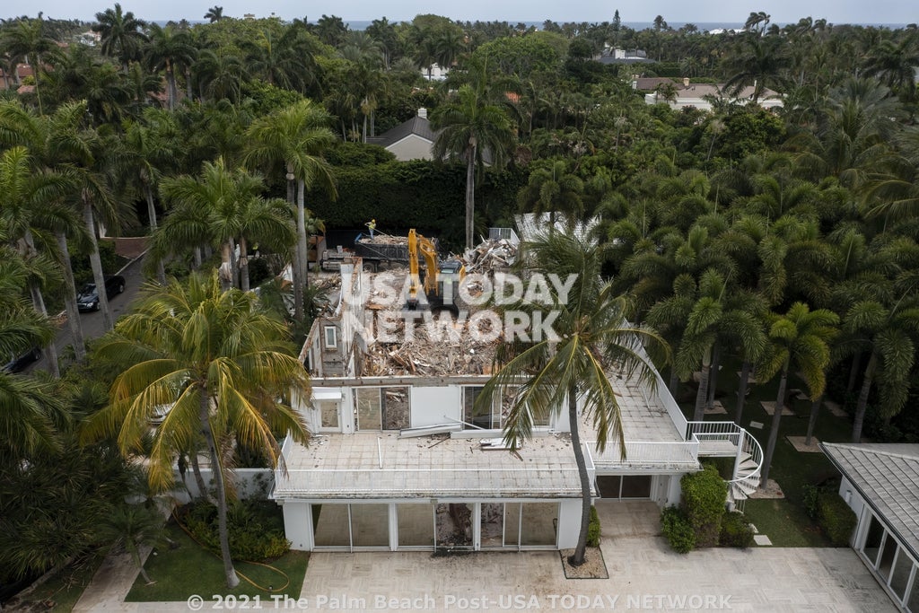 Jeffrey Epsteins Palm Beach Mansion To Be Demolished Court Photos Show
